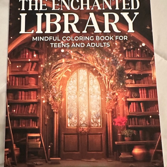 The enchanted Library | Art | The Enchanted Library Coloring Book ...